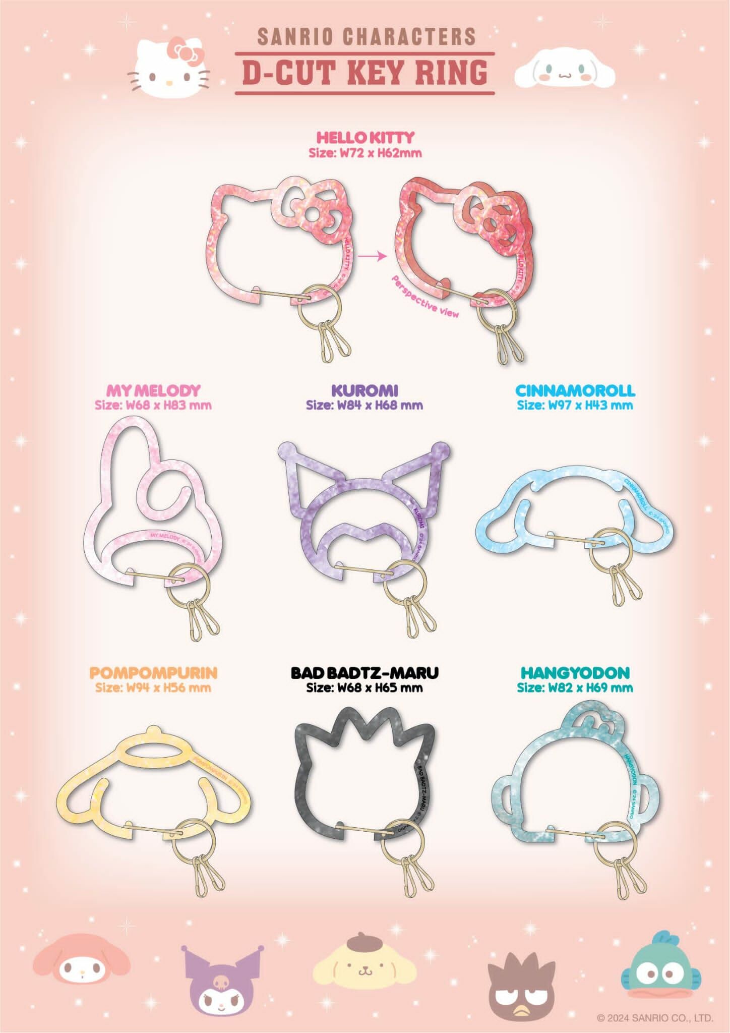 Sanrio GLOBAL Key Ring