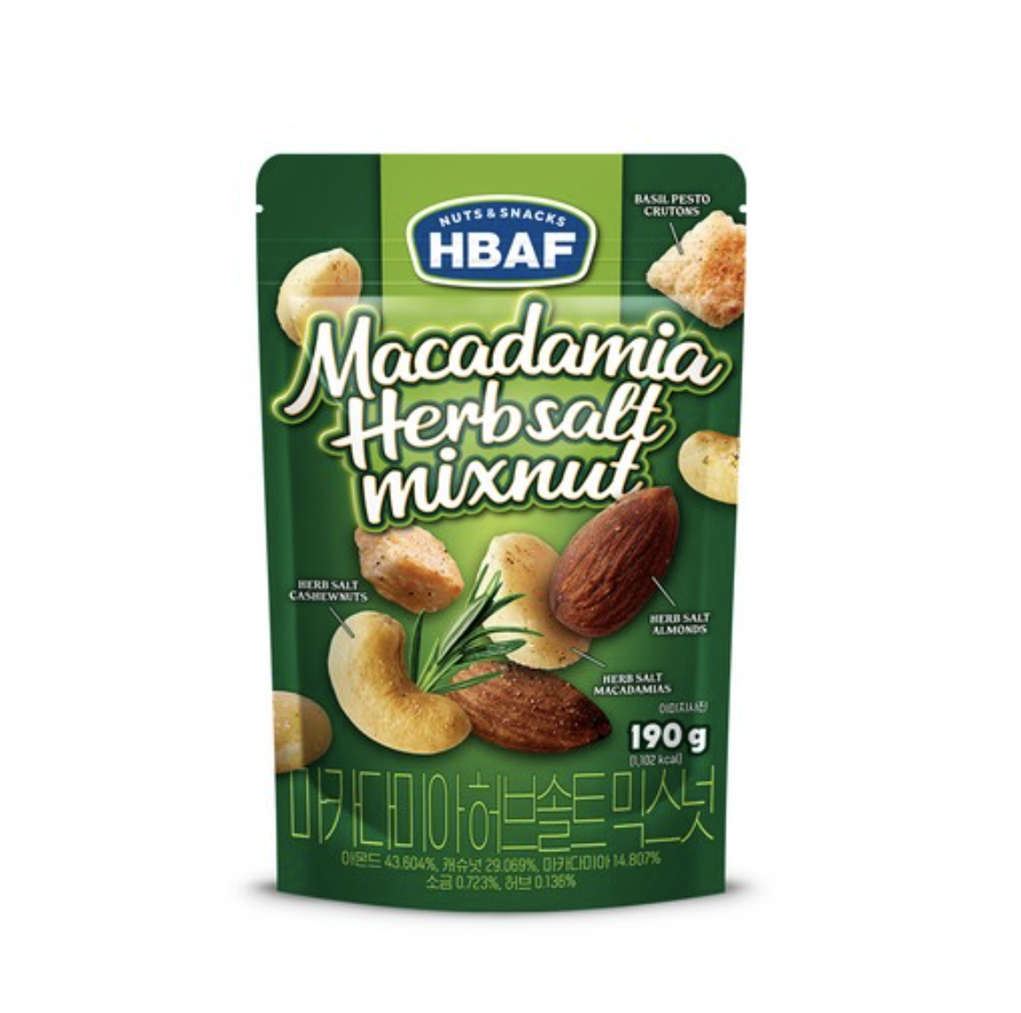 HBAF Mix Nuts - Macadamia Herb Salt Mixnut