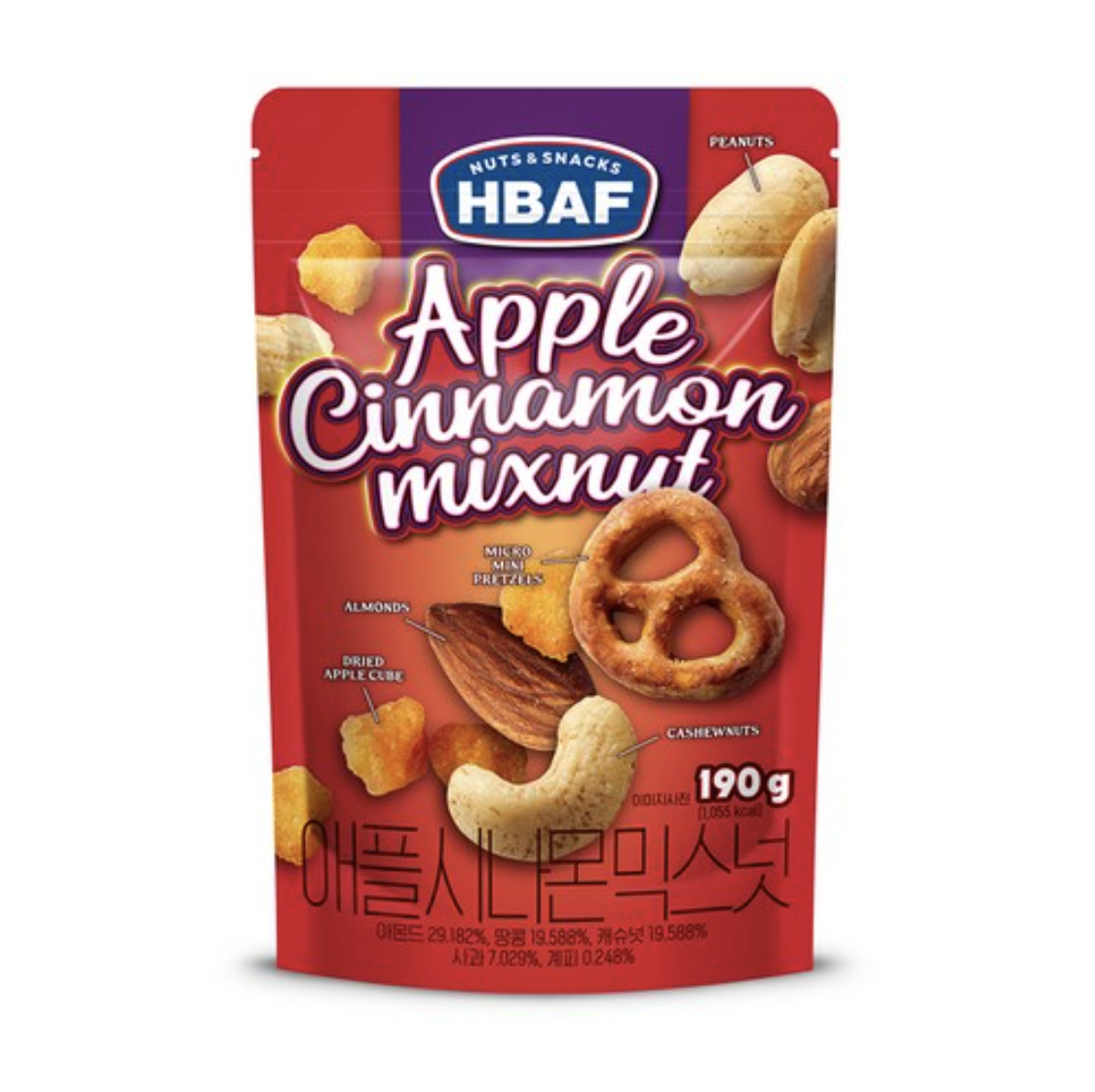 HBAF Mix Nuts - Apple Cinnamon Mixnut