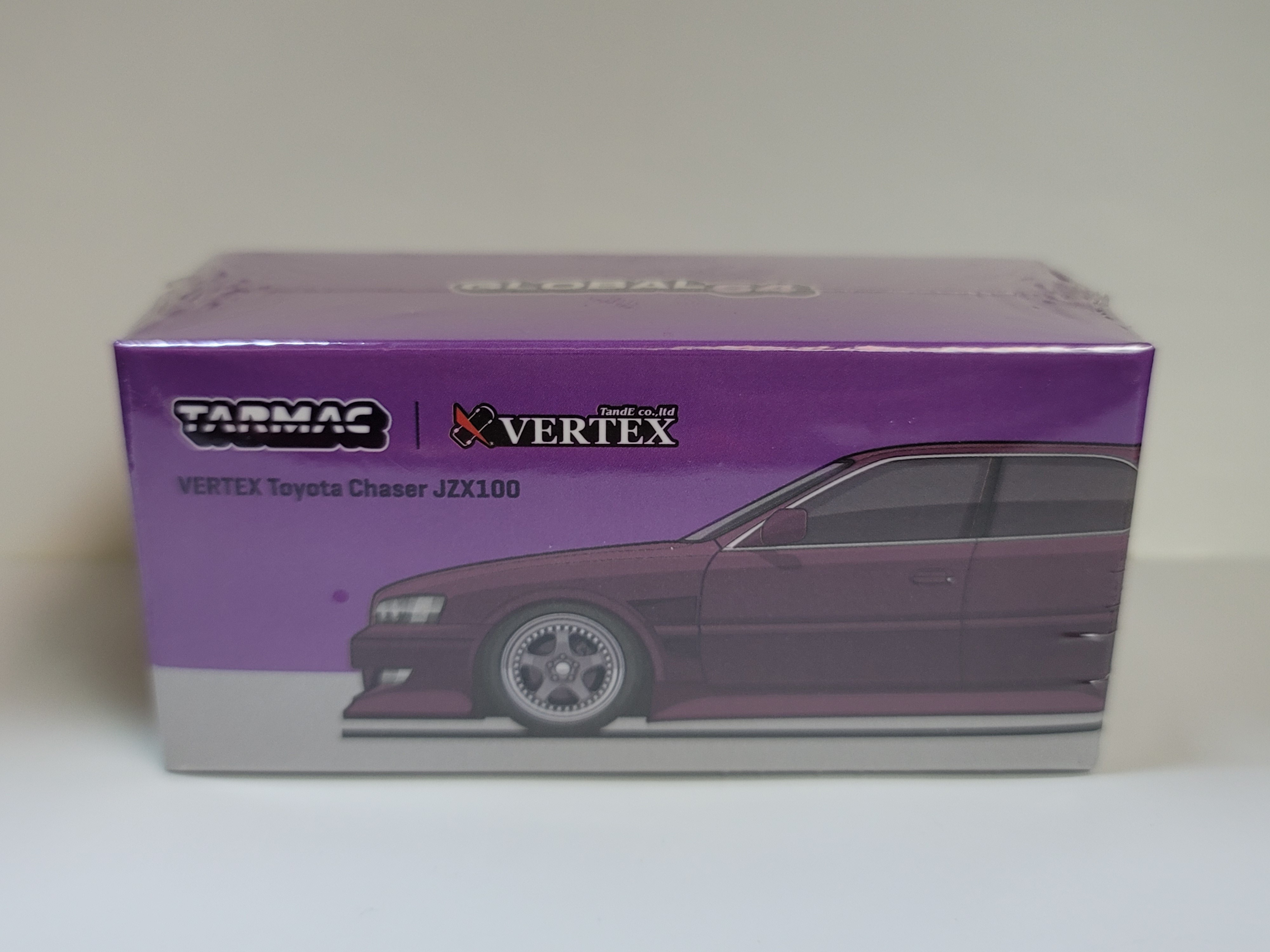 Tarmac VERTEX Toyota Chaser JZX100 - Purple Metallic