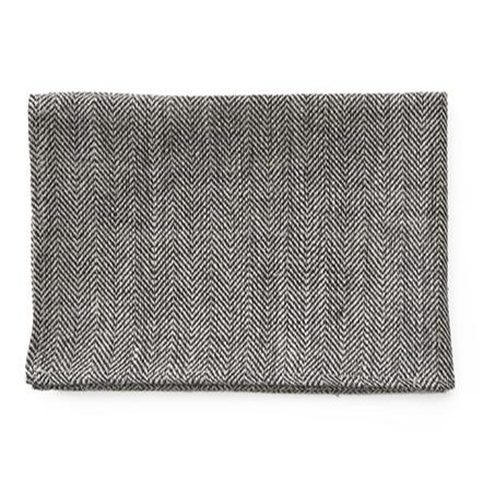 LINEN KITCHEN CLOTH HERRINGBONE