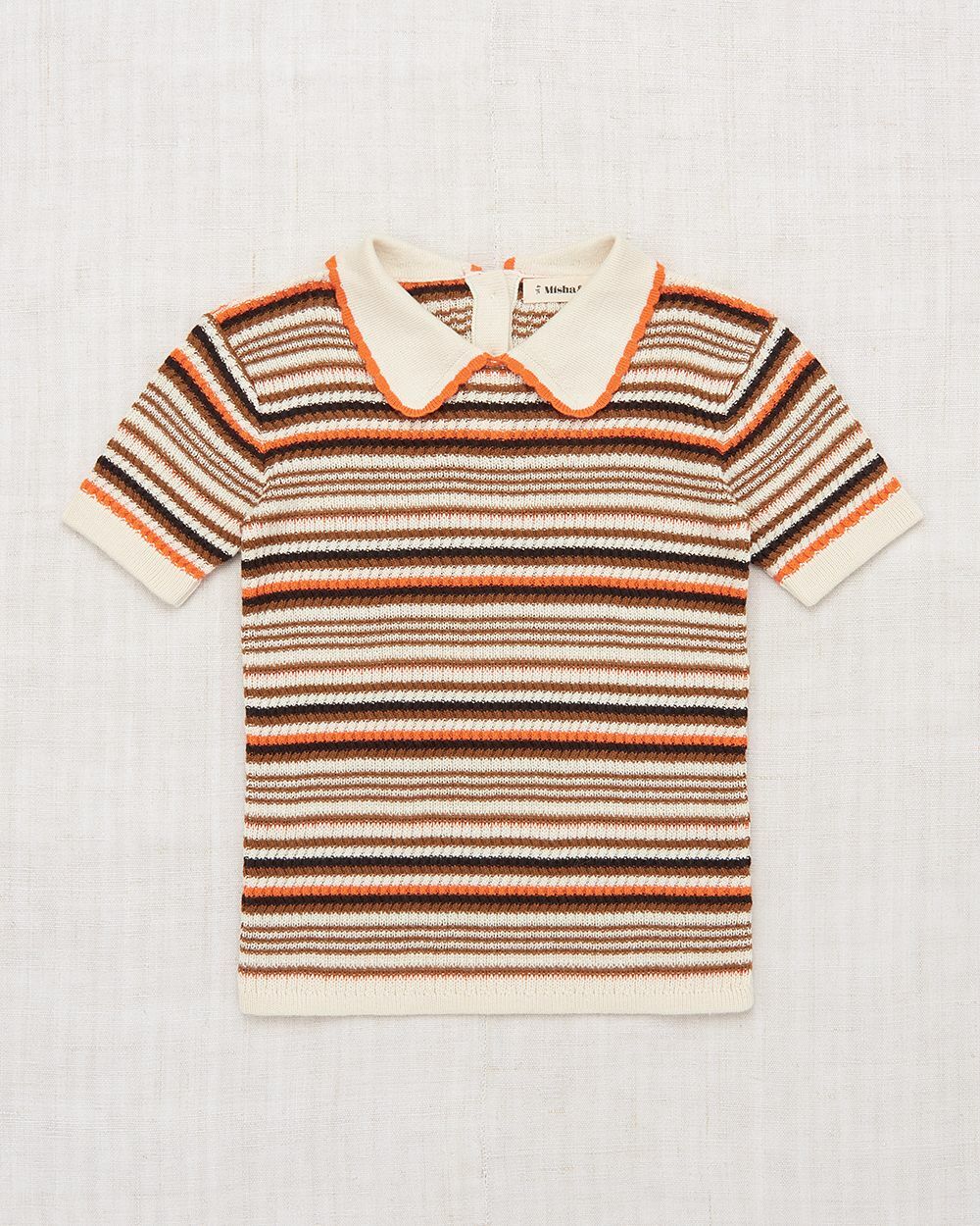 Misha & Puff - Stripe Joanne Top - Poppy