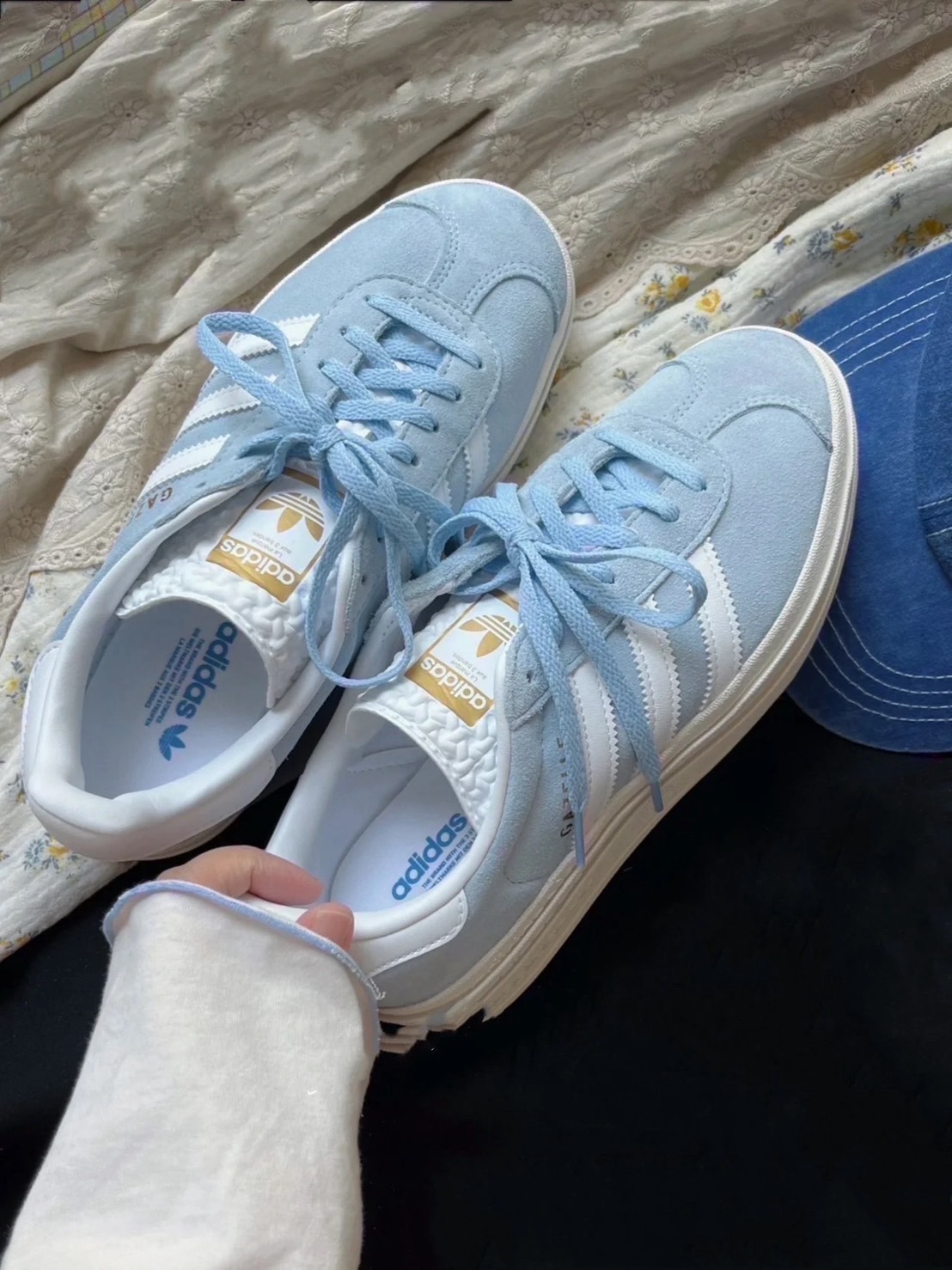 Adidas Originals Gazelle Bold 厚底寶寶藍 ID6991