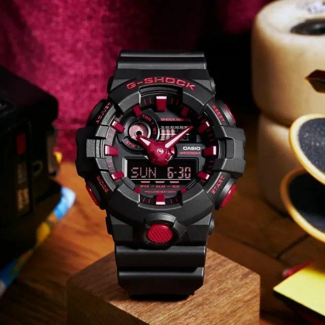 Casio G-Shock GA-700BNR-1A 手錶 (香港行貨)
