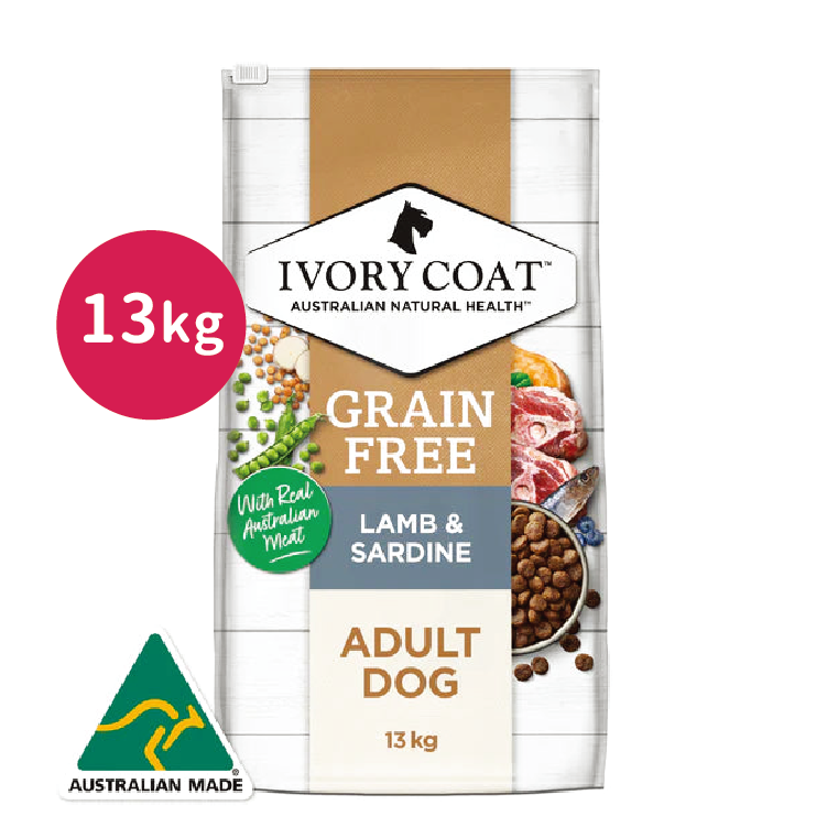 Ivory Coat|羊肉和沙丁魚 成犬配方 13kg (IC-2650)
