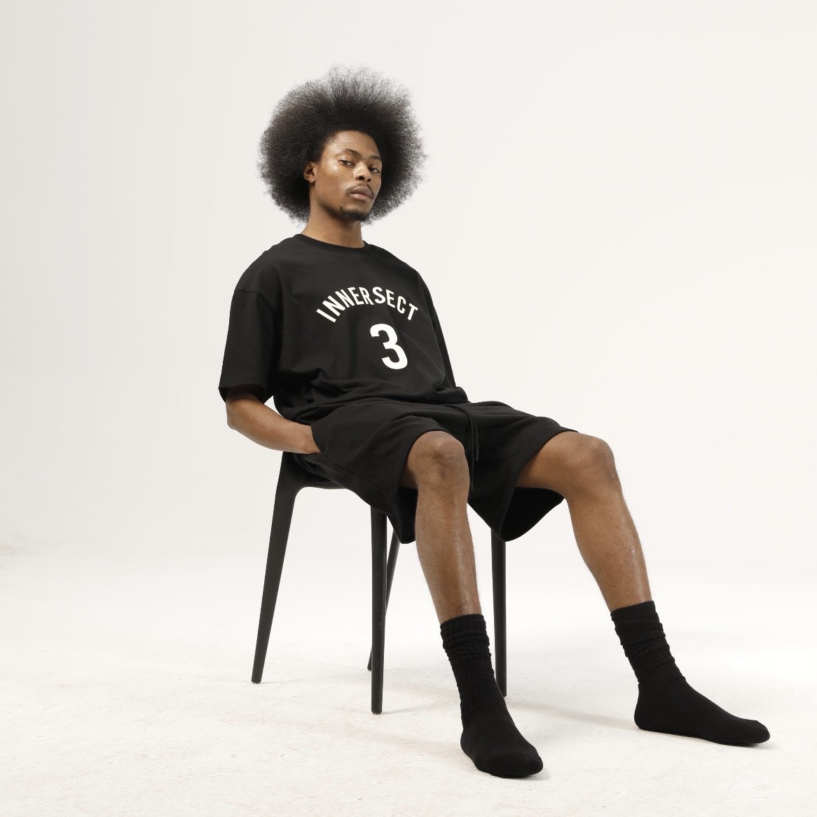 INNERSECT 三生萬物 LOGO短T 簡約數字 3 男女同款 INN24SSTTE054 2024新款