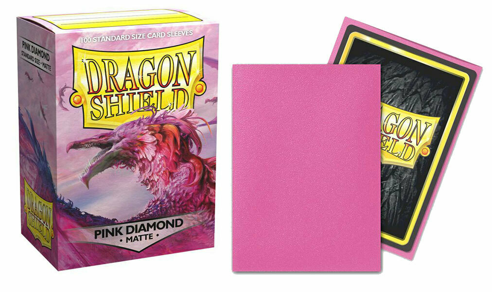 Dragon Shield Standard Size Sleeves (63x88mm) - Pink...