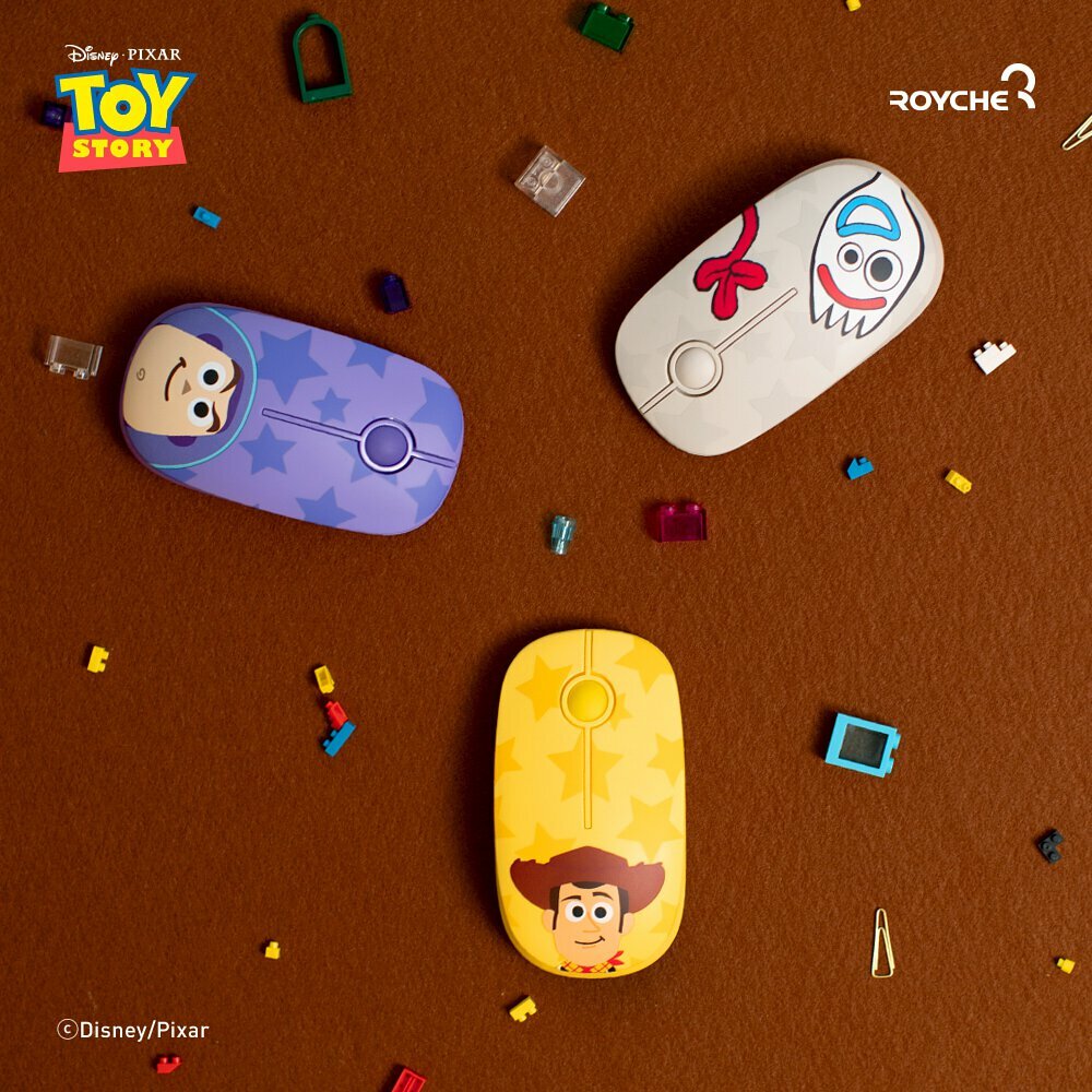 迪士尼 Disney-Royche-無線滑鼠-反斗奇兵系列-胡迪 Woddy/巴斯光年Buzz/小叉Forky
