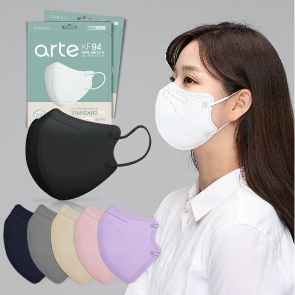 韓國直送 - Arte KF94 3D Mask 立體成人口罩 (50/100/200入)