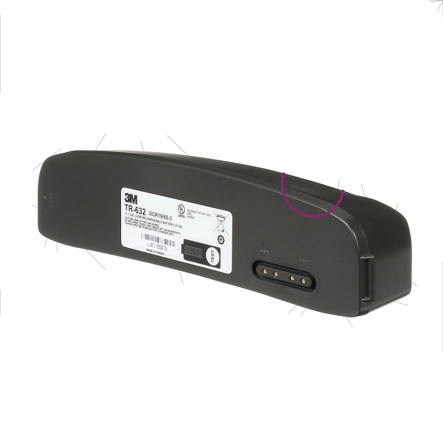 3M™ Versaflo™ 高效電池 TR-632/37348 AAD, 1個