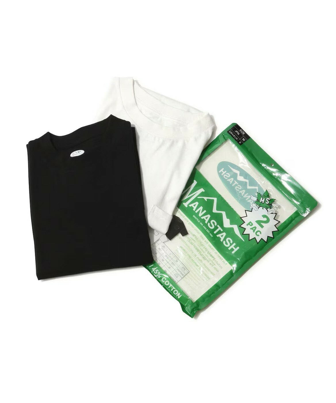 MANASTASH - HEMP PACK TEES (2 PACK)
