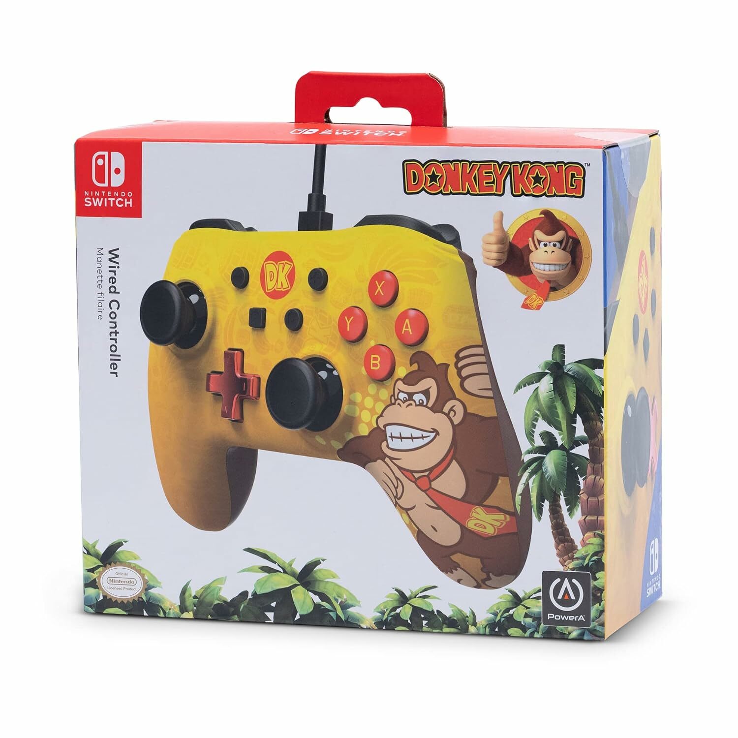 NS PowerA Wired Controller : Donkey Kong NSW-0345