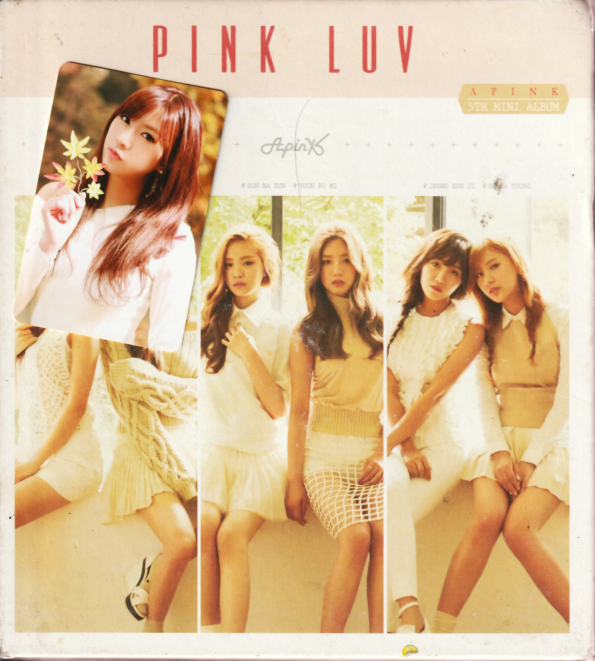 金卡價238 Apink 5TH MINI ALBUM：PINK LUV 附卡 3 03