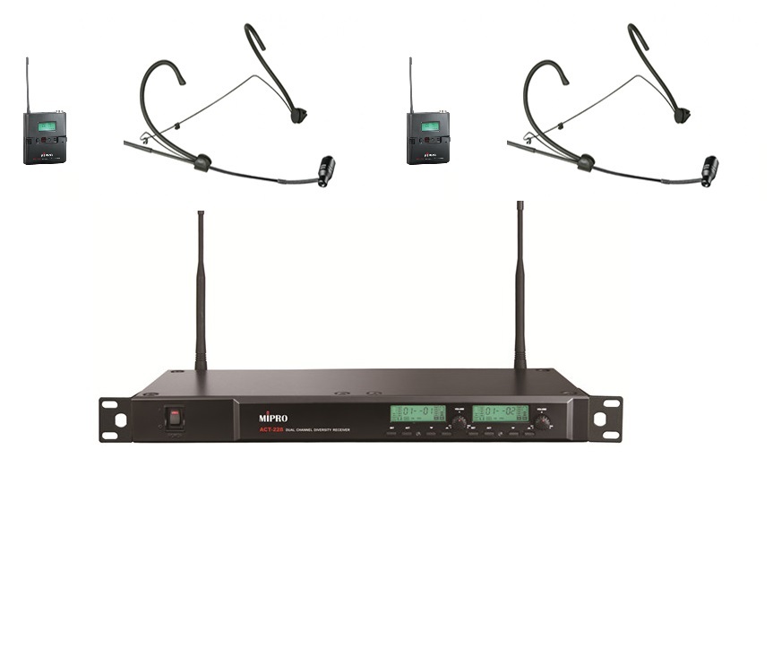 Mipro ACT-228 /ACT-28T wireless headset MICROPHONE無線頭戴咪