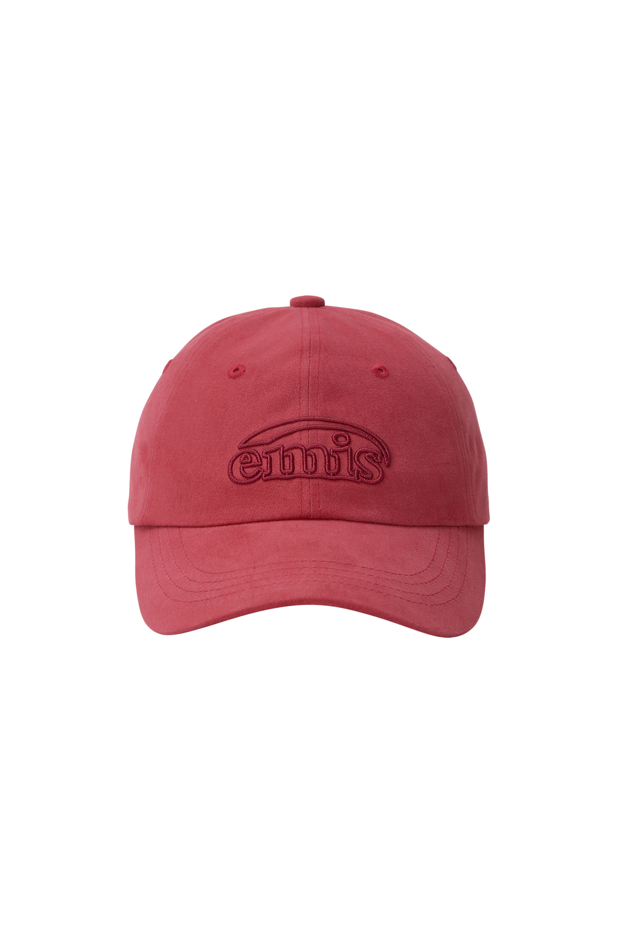 emis COTTON BRUSHED BALL CAP - RED