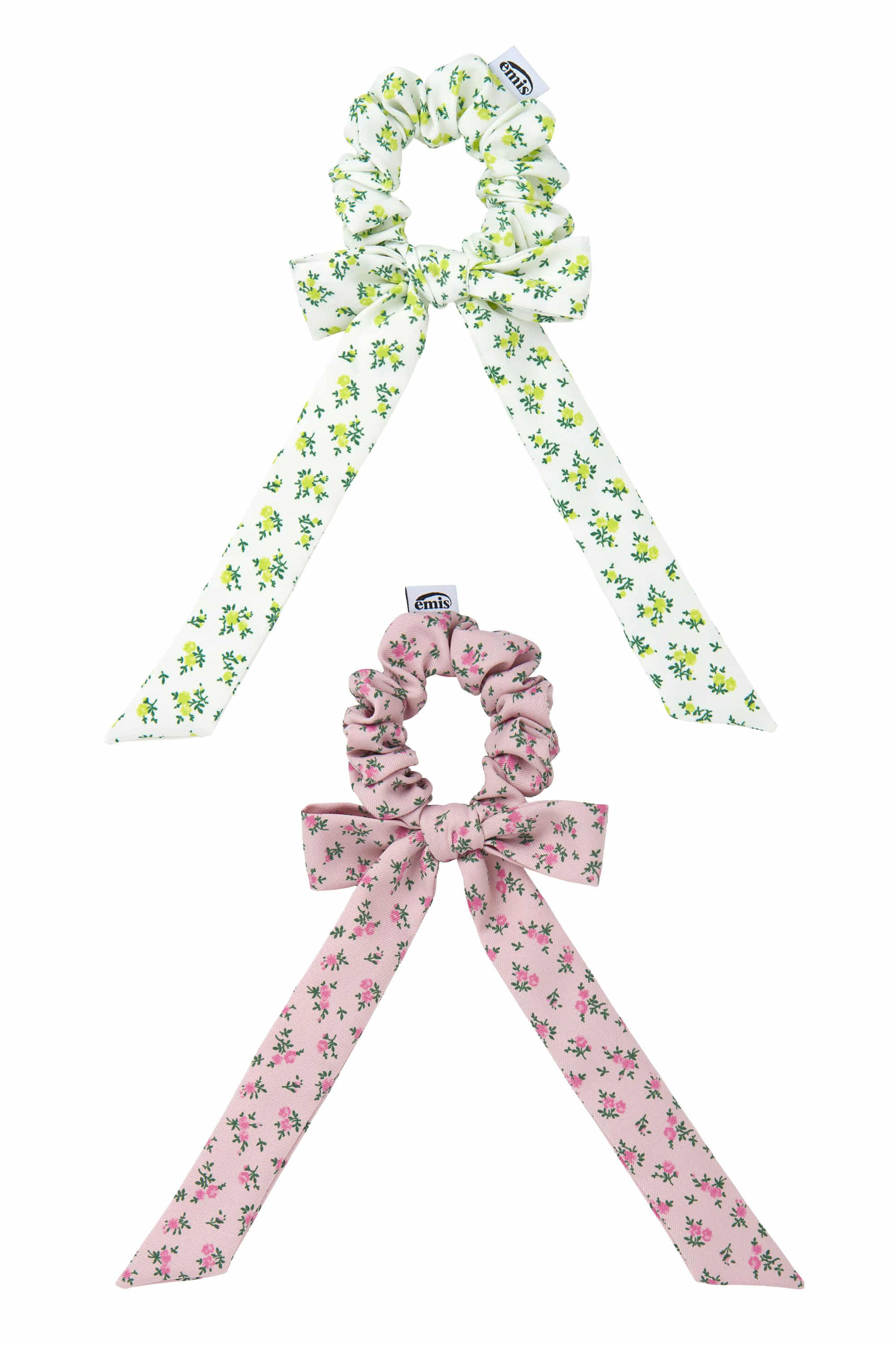 emis FLOWER RIBBON SCRUNCHIE