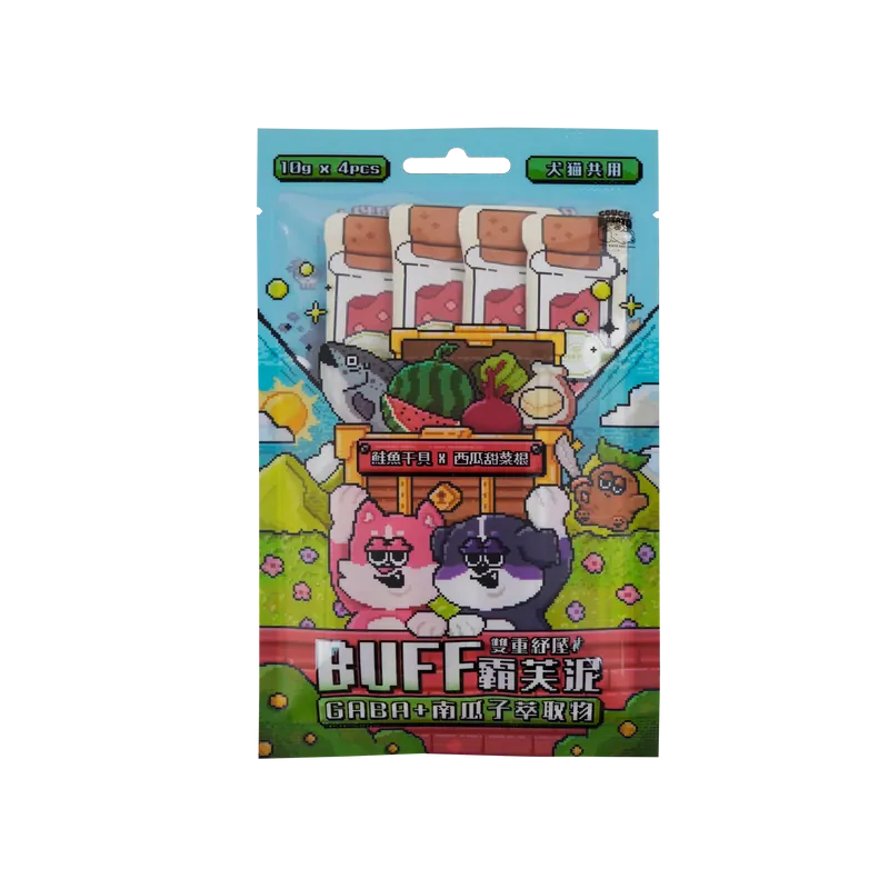 COUCH POTATO |BUFF霸芙泥 GABA+南瓜子萃取物 鮭魚干貝X西瓜甜菜根 貓狗通用