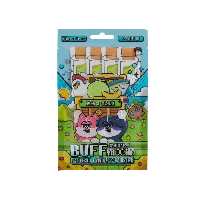 COUCH POTATO |BUFF霸芙泥 GABA+南瓜子萃取物 雞鮪X哈密瓜 貓狗通用