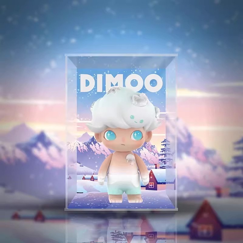 [AOWOBOX] MEGA 1000% JUST DIMOO 雪人 展示盒
