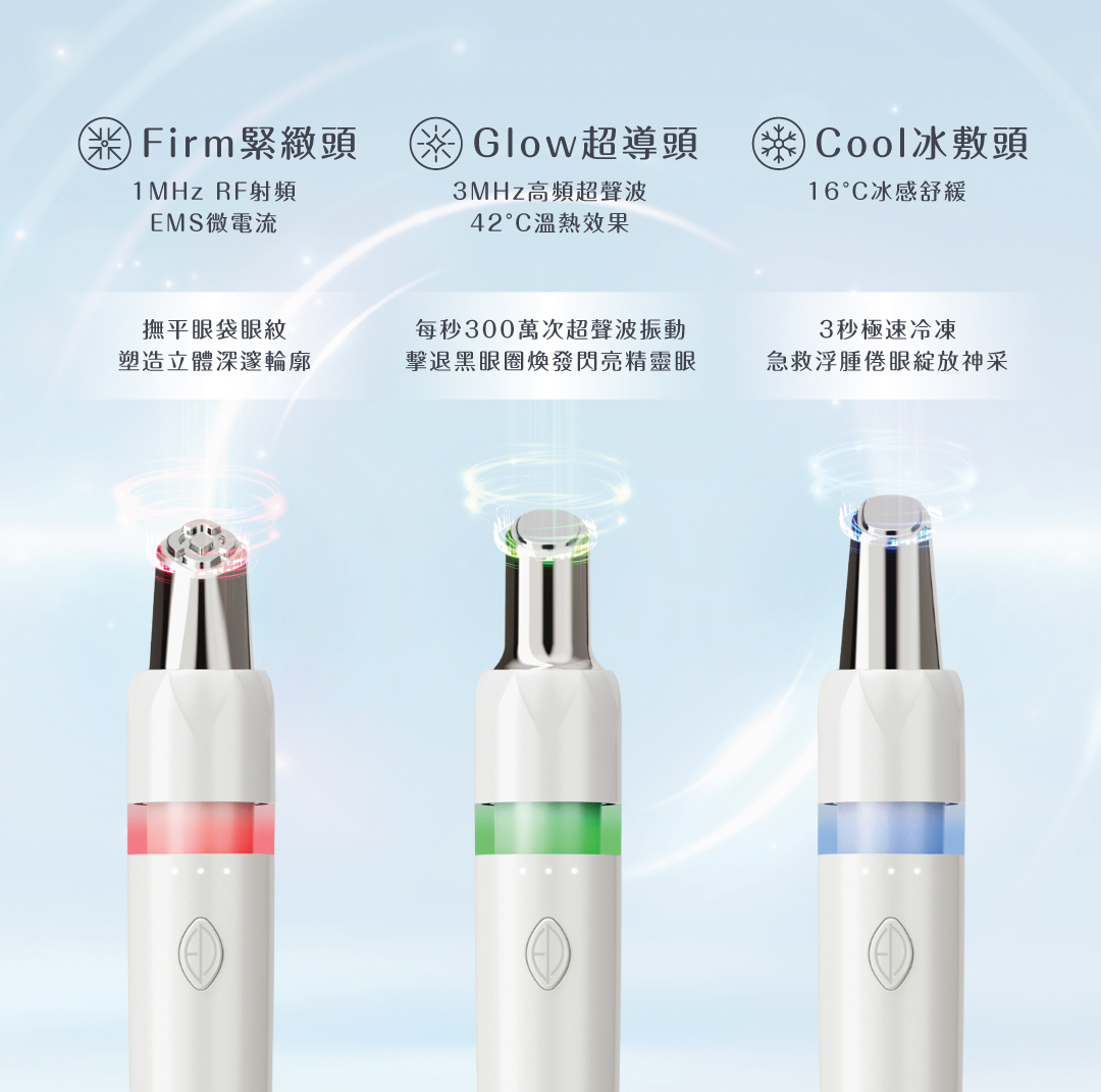Emay Plus TRIO-Eye Brightener 美眼儀｜RF射頻提拉眼瞼 跳動鬆弛重拾緊緻眼肌