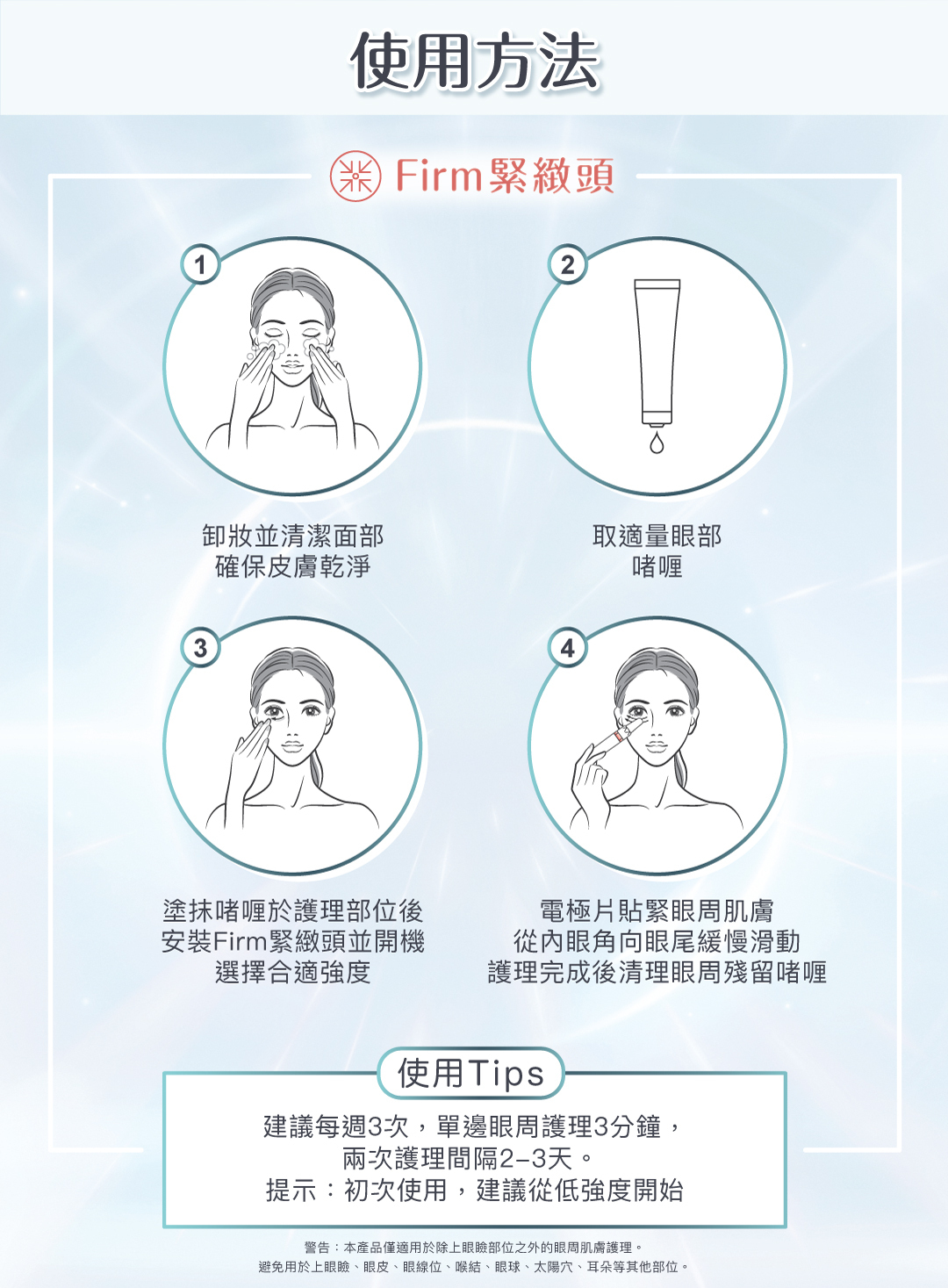 Emay Plus TRIO-Eye Brightener 美眼儀｜RF射頻提拉眼瞼 跳動鬆弛重拾緊緻眼肌