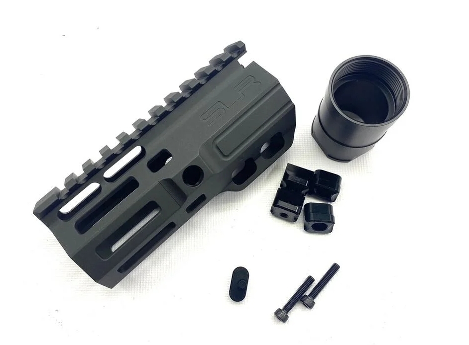 SLR M4 RA 系列 GBB AEG M-LOK 護木 玩具牙 4.75吋 黑色 23889