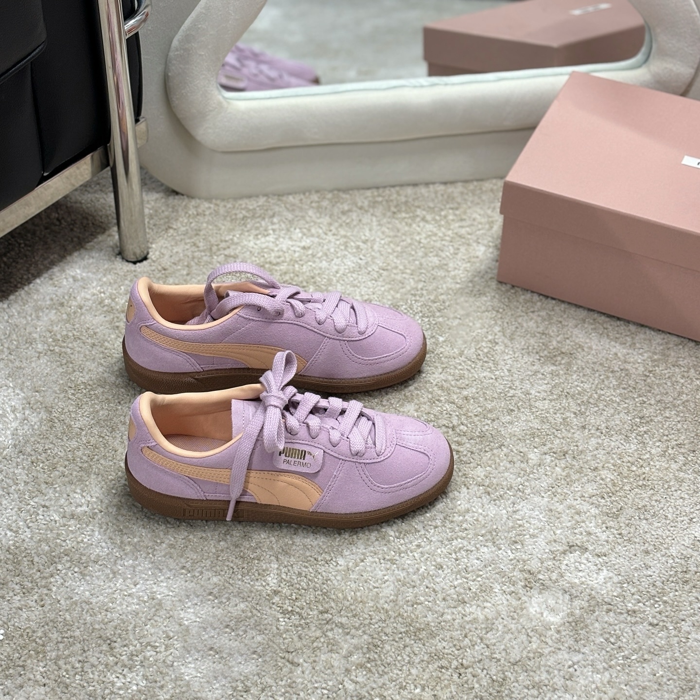 PUMA Palermo 日本新發售 香芋紫 焦糖底 復古 德訓鞋 39646306