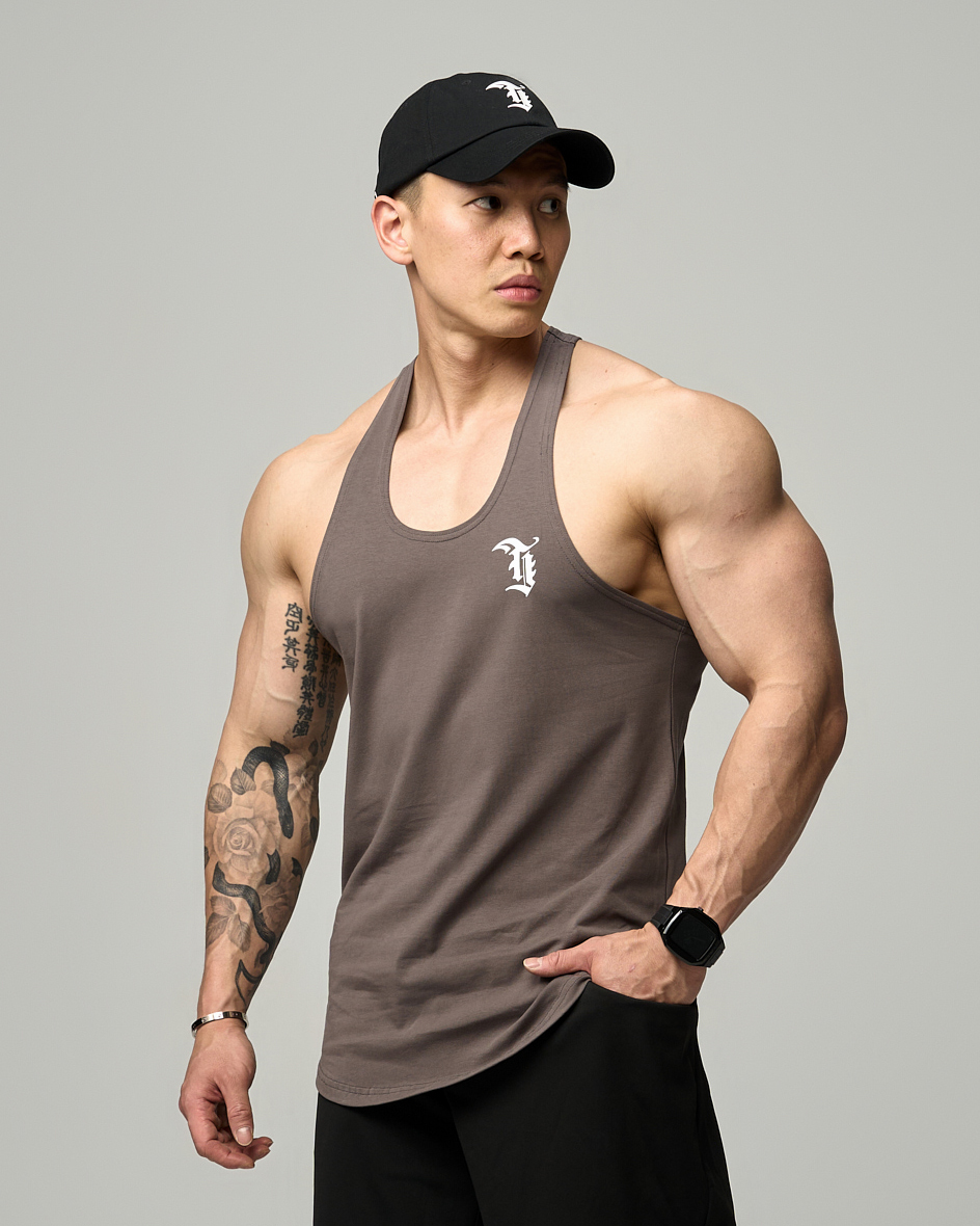 TJTC™ Gothic Muscle Stringer - Grey