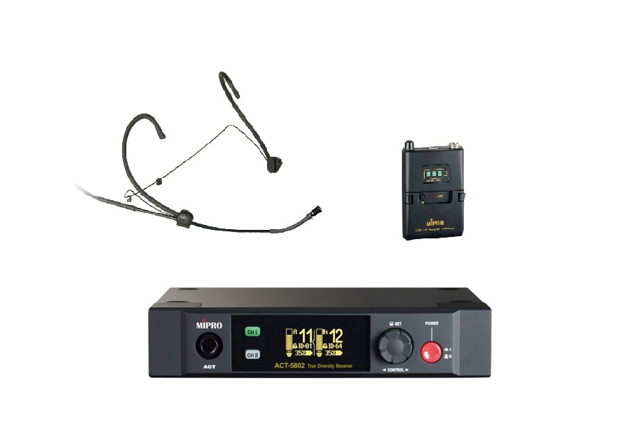 MIPRO ACT-5801 5 GHz 數碼無線頭戴咪 wireless heandset micropho