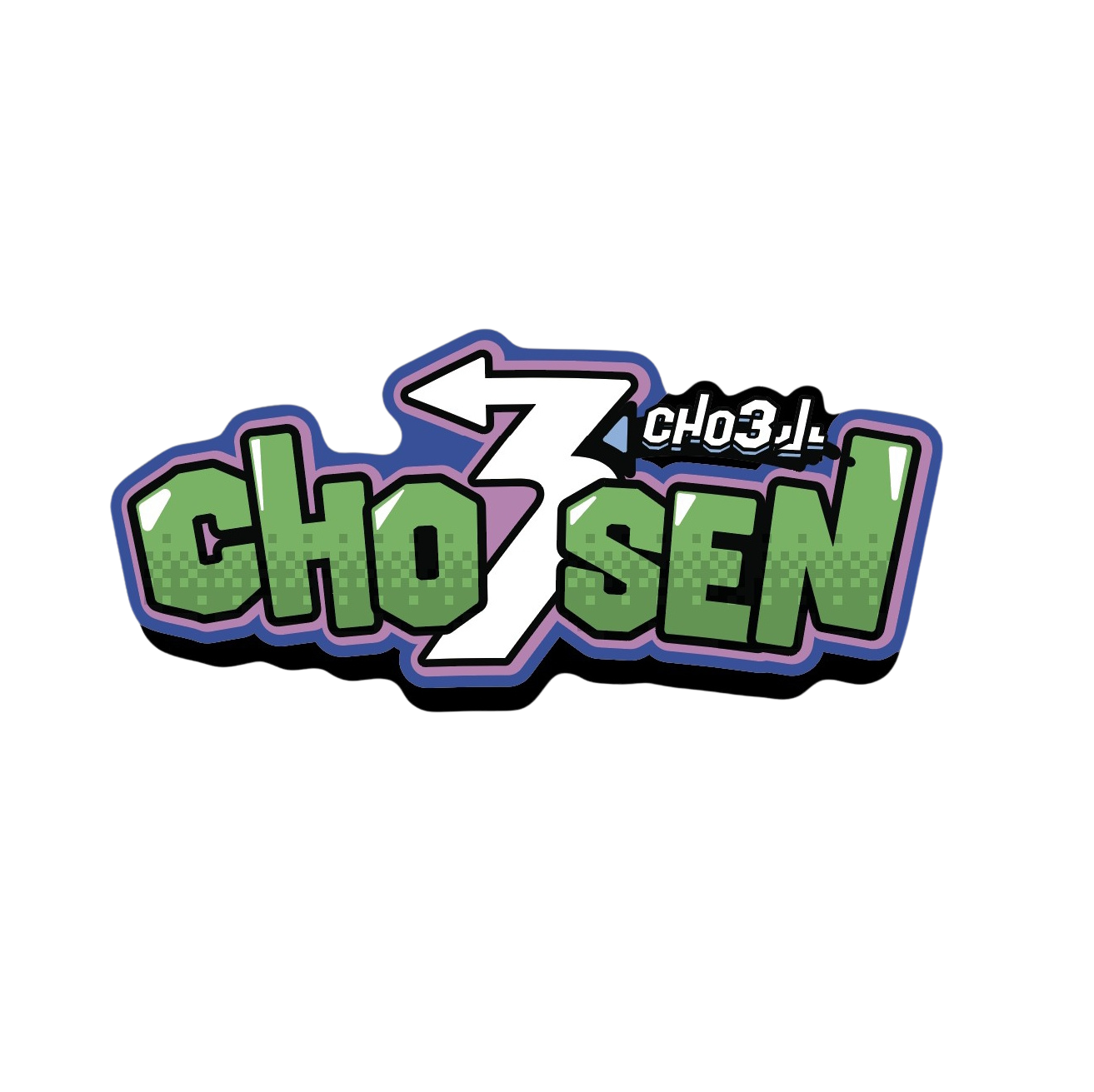 CHOSEN Logo Sticker