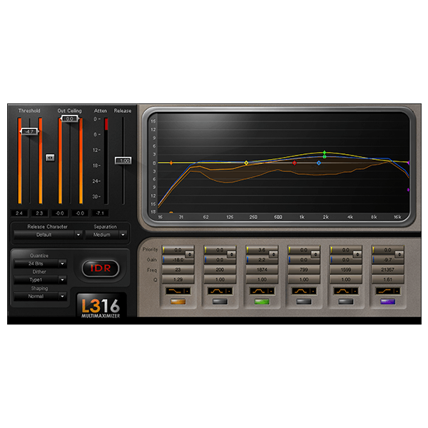 Waves L3-16 Multimaximizer 效果器 Plugins (序號下載版)