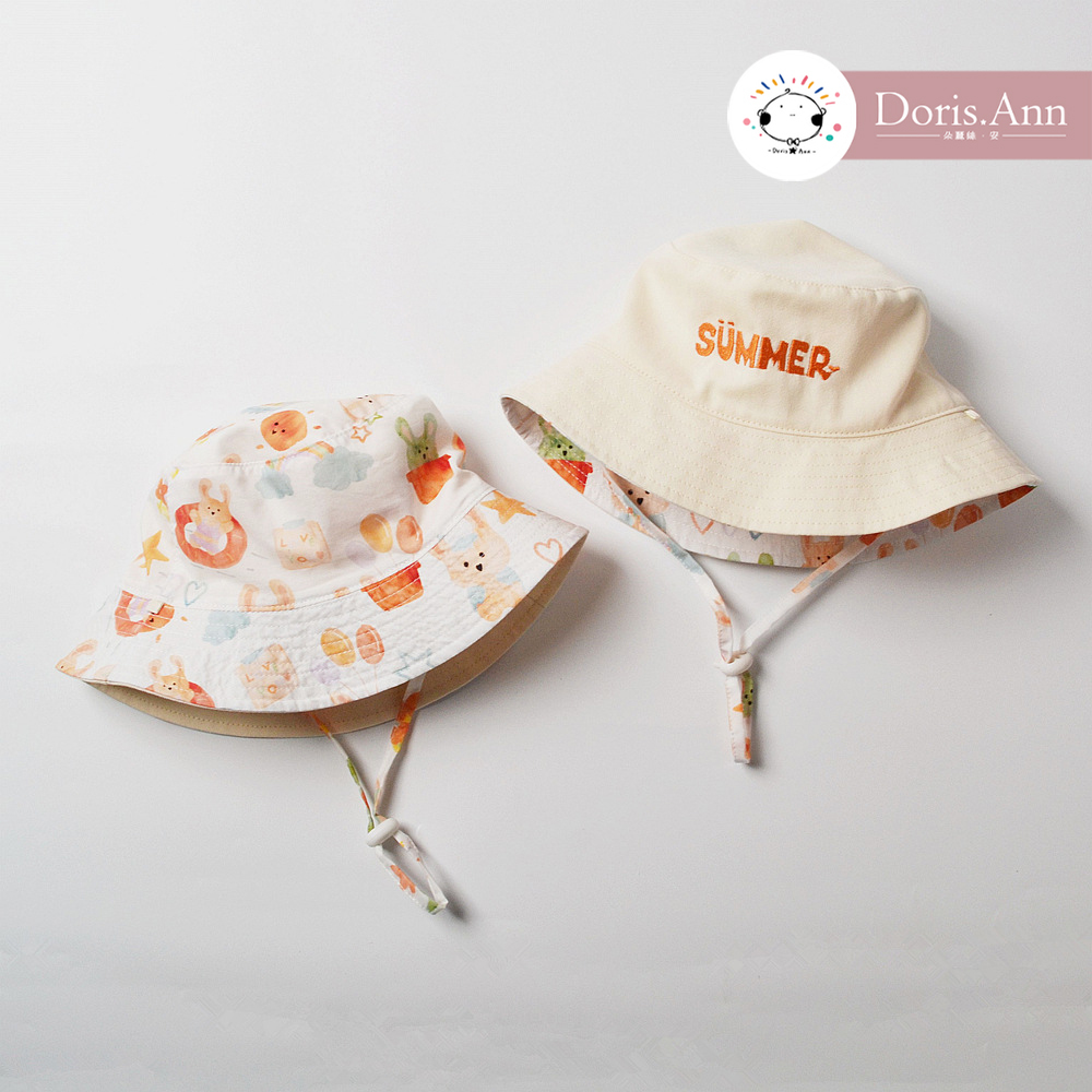 HA 660橘黃小兔雙面戴盆帽