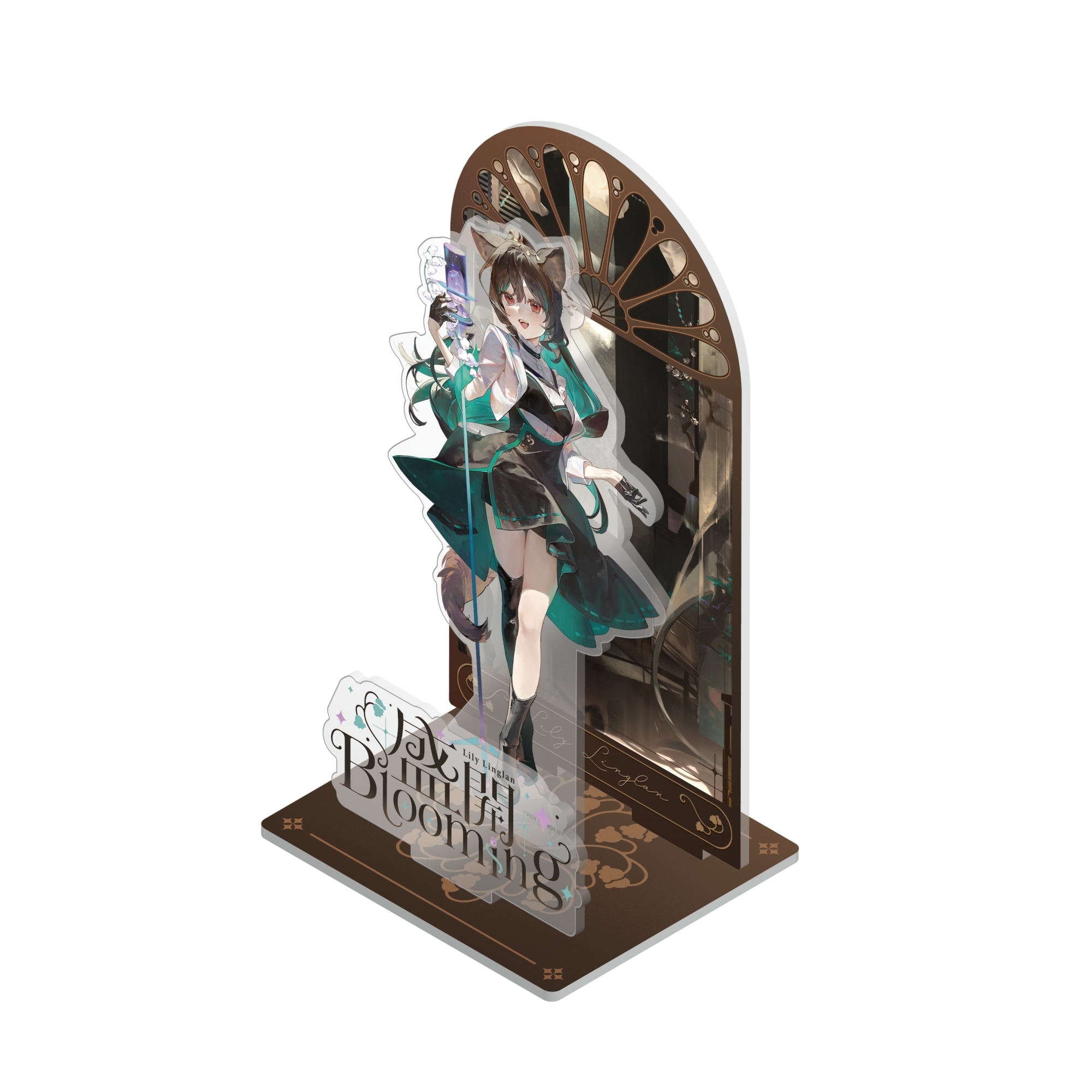 森森鈴蘭Lily Linglan 花窗壓克力立牌