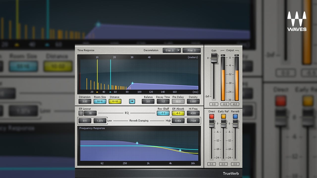 Waves TrueVerb 效果器 Plugins (序號下載版)