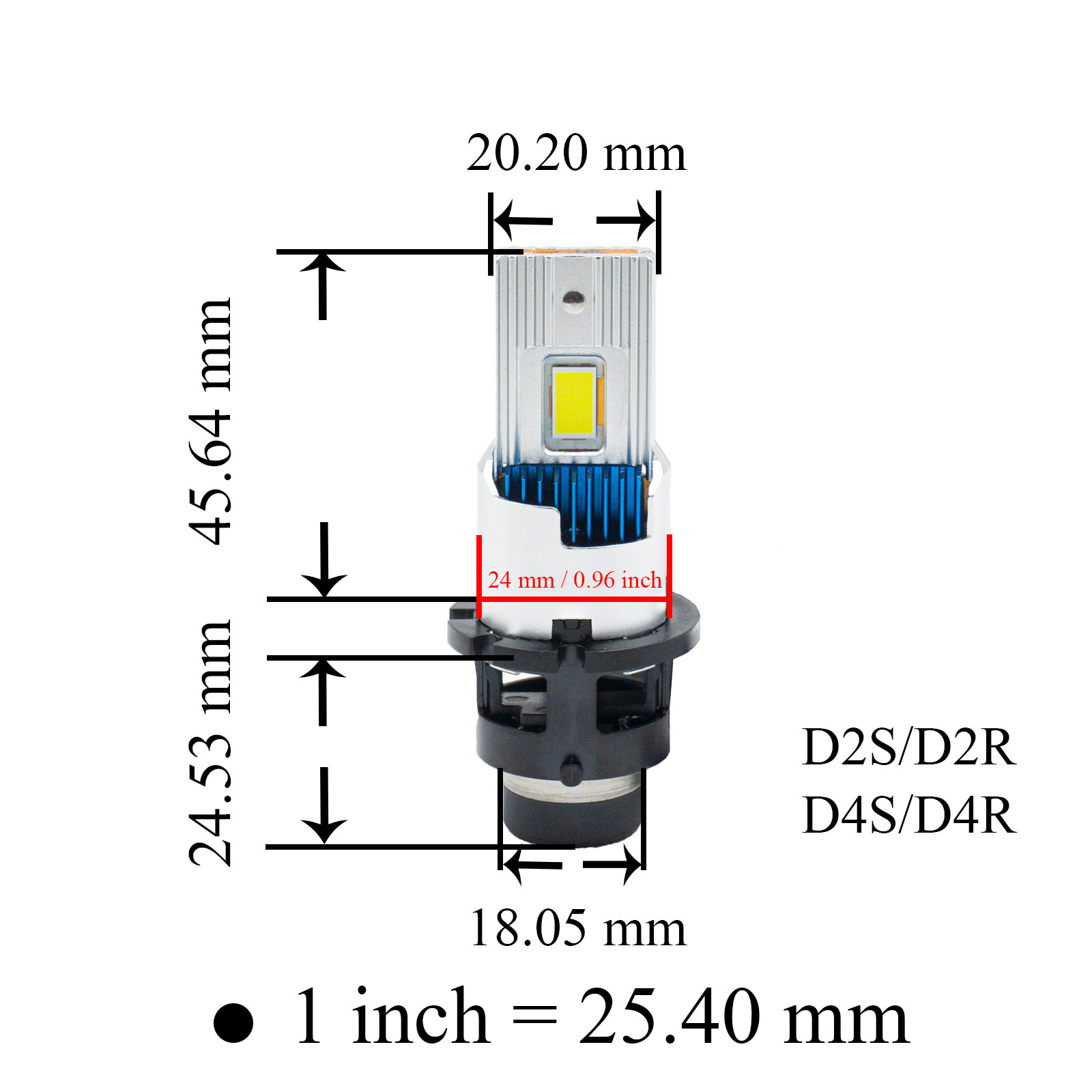 HDX｜對應HID安定器 LED 燈管 直上接頭 D1S D1R D2S D2R D3S D3R D4S D4