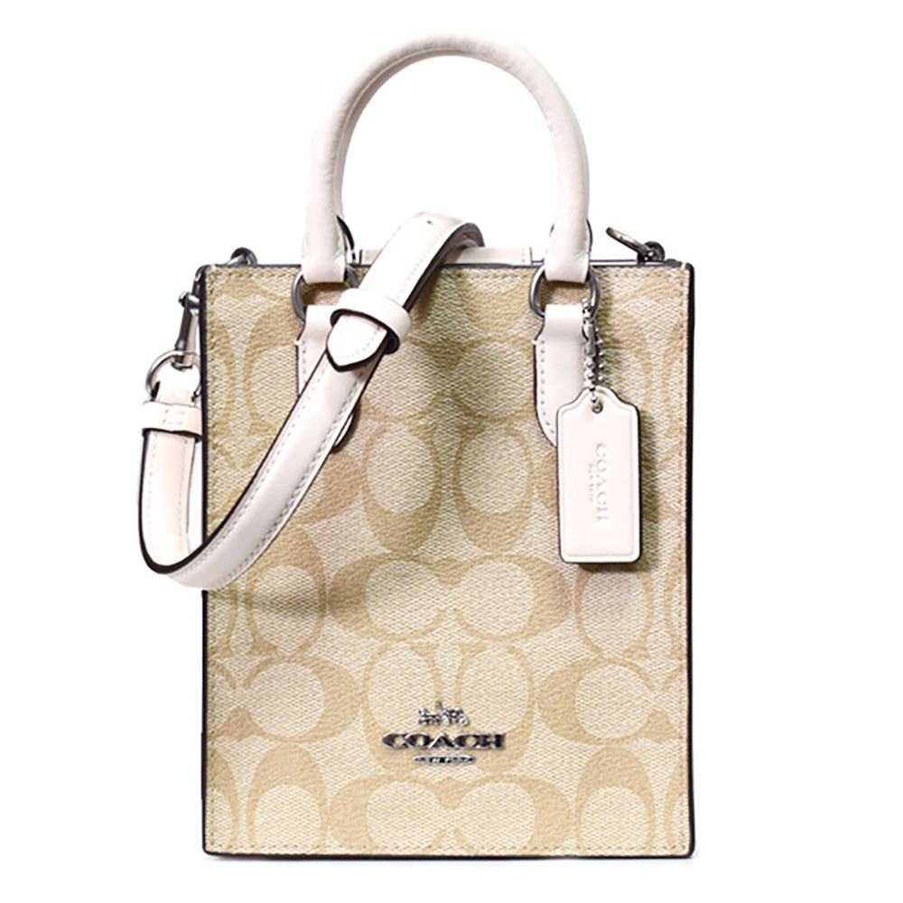 COACH PVC LOGO 手機包