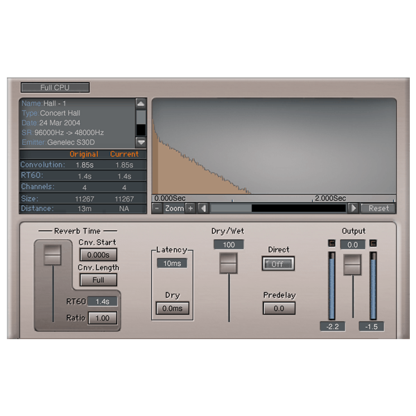 Waves IR-L Convolution Reverb 效果器 Plugin (序號下載版)