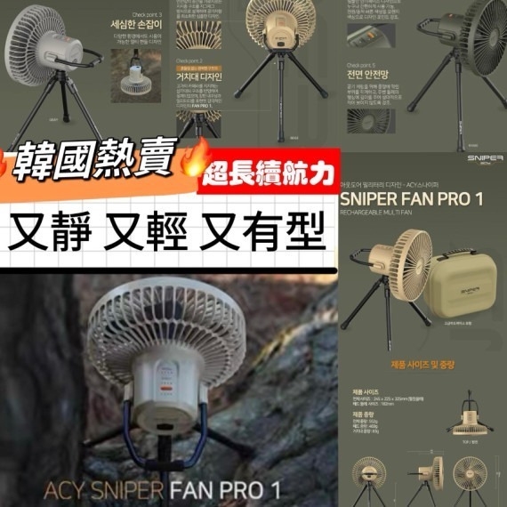 Acy Sniper Fan Pro 1三腳風扇