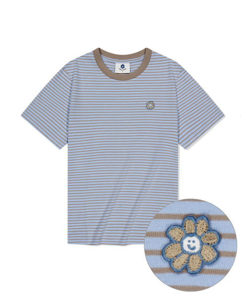 What it isnt Women's Flory Logo Stripe Short-Sleeve T-S