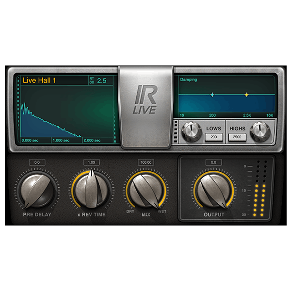 Waves IR-Live Convolution Reverb 效果器 Plugin (序號下載版)