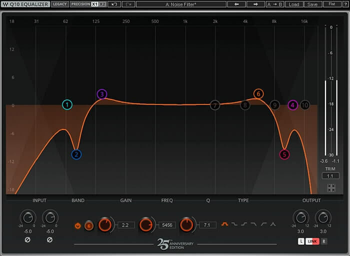 Waves Q10 Equalizer 效果器 Plugin (序號下載版)