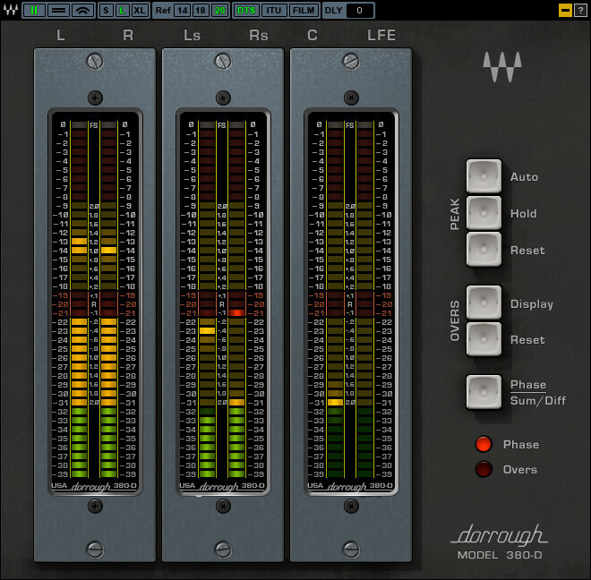 Waves Dorrough Surround 效果器 Plugin (序號下載版)