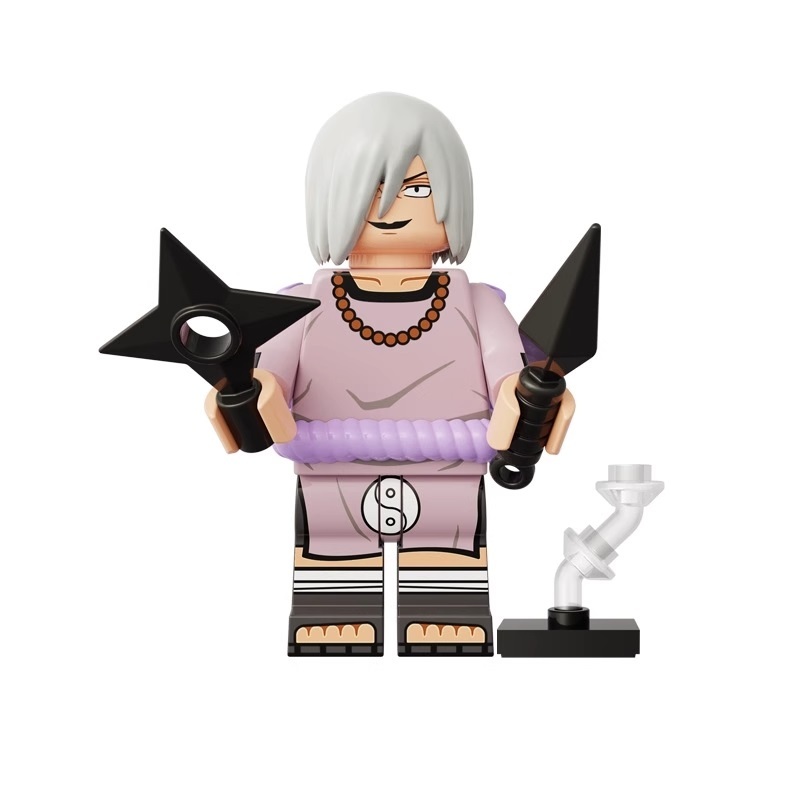 Naruto Sakon and Ukon Custom Minifigures Fit Lego
