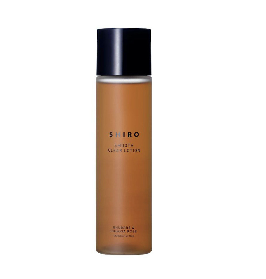 日本Shiro smooth clear lotion大黃&薔薇玫瑰去角質化妝水120ml