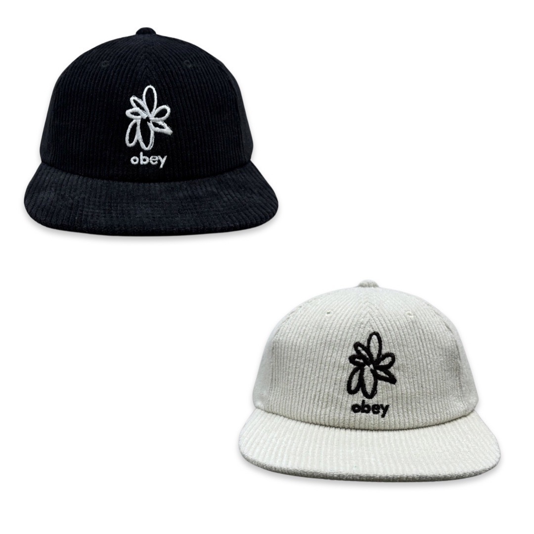 OBEY FLOWER 6 PANEL CAP