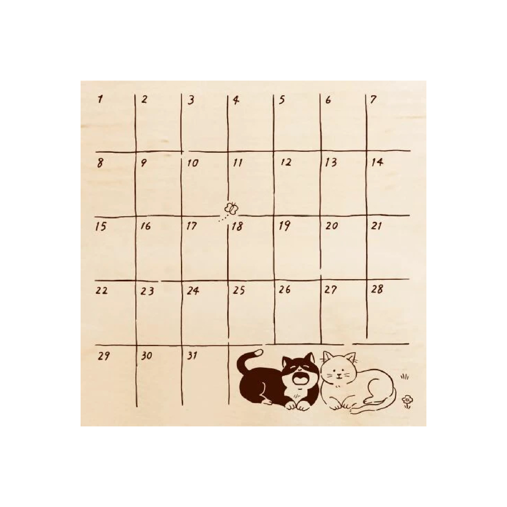 IRODORI Hanko 2 Cat Calendar|Beverly|6street
