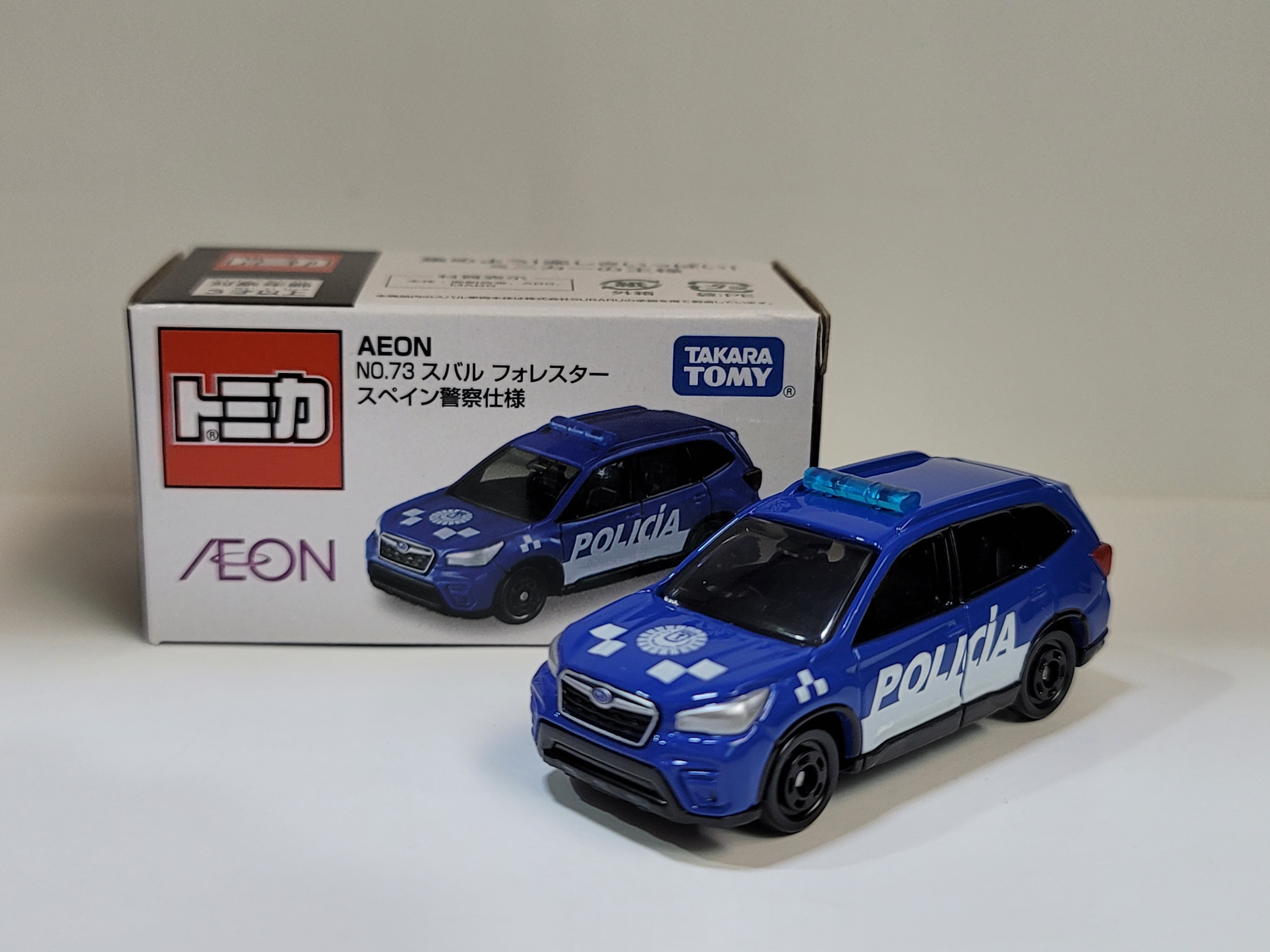 日版 AEON NO.73 Subaru Forester Spanish Police Specificat