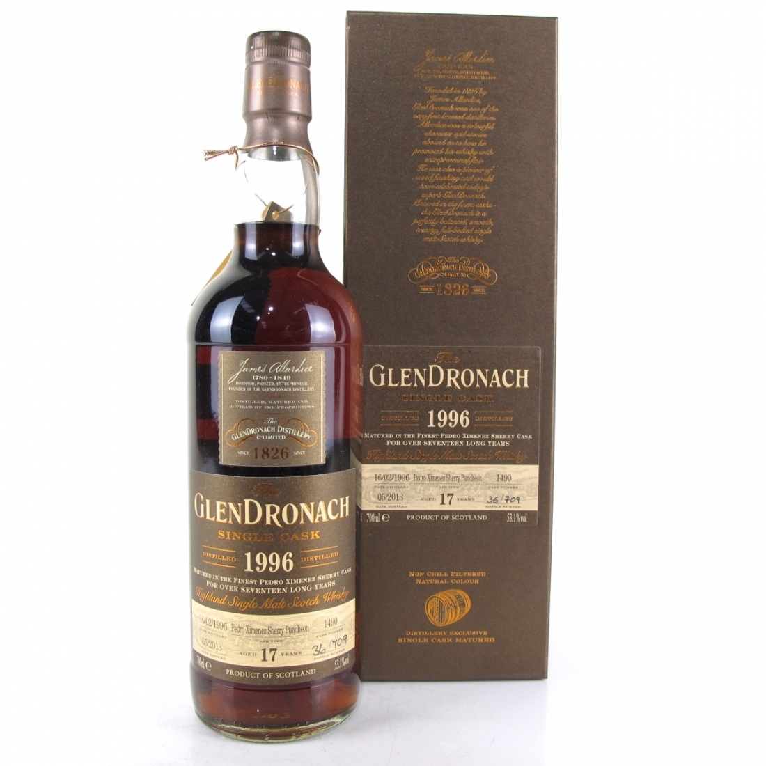 Glendronach 1996 #1490 17 Year Old - 70cl/53.1%
