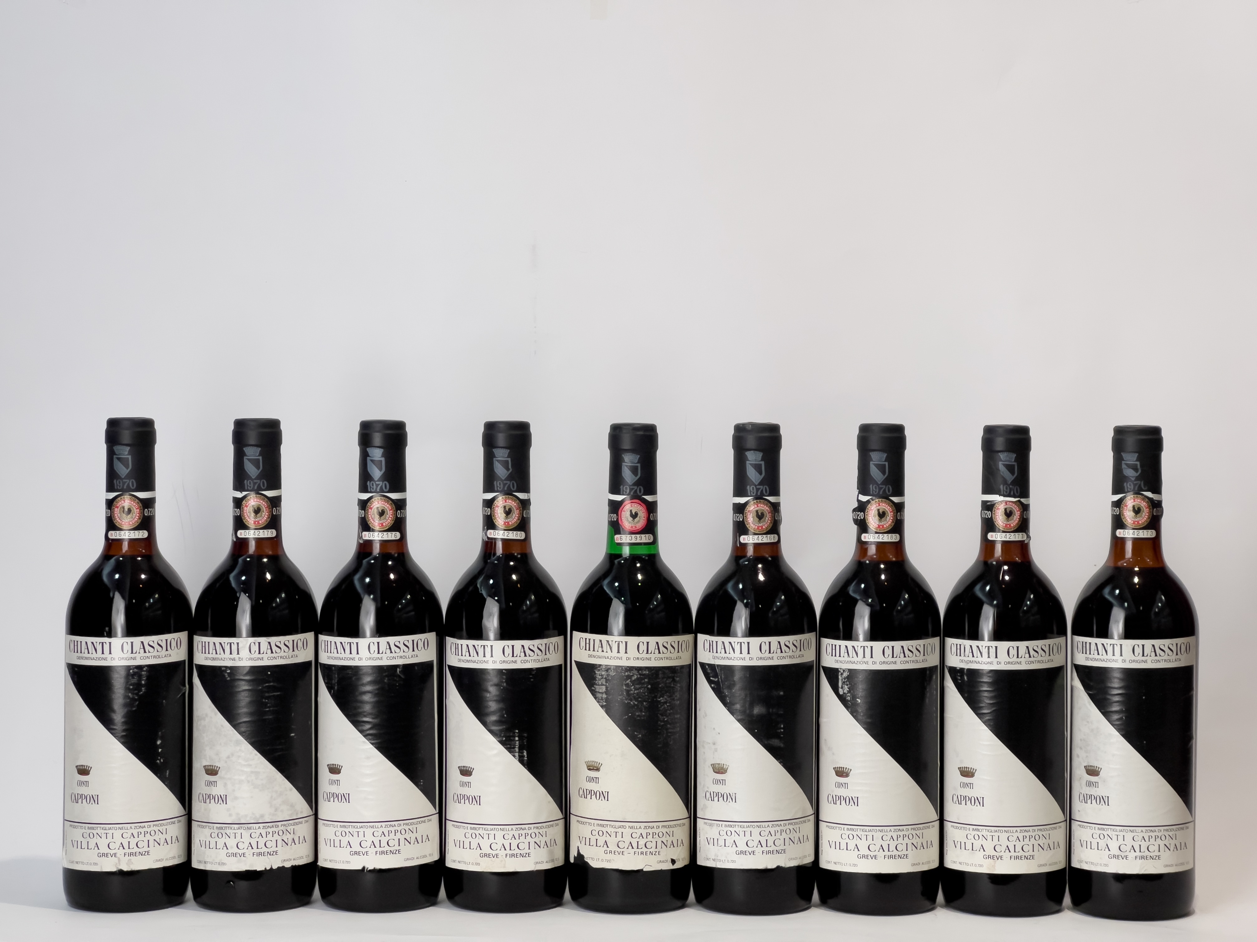 Conti Capponi Chianti Classico Villa Calcinaia 1970