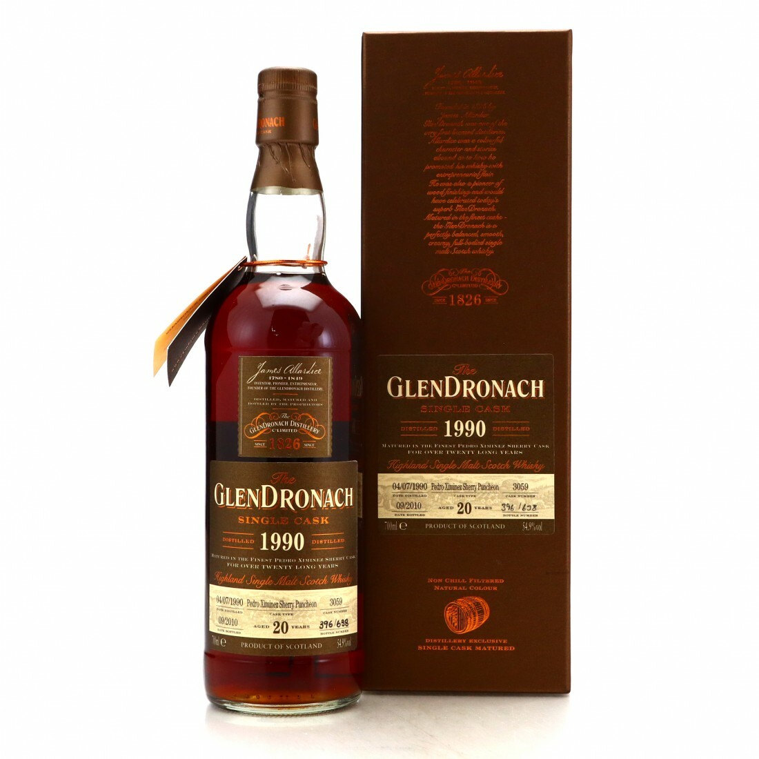 Glendronach 1990 #3059 20 Year Old - 70cl/54.9%